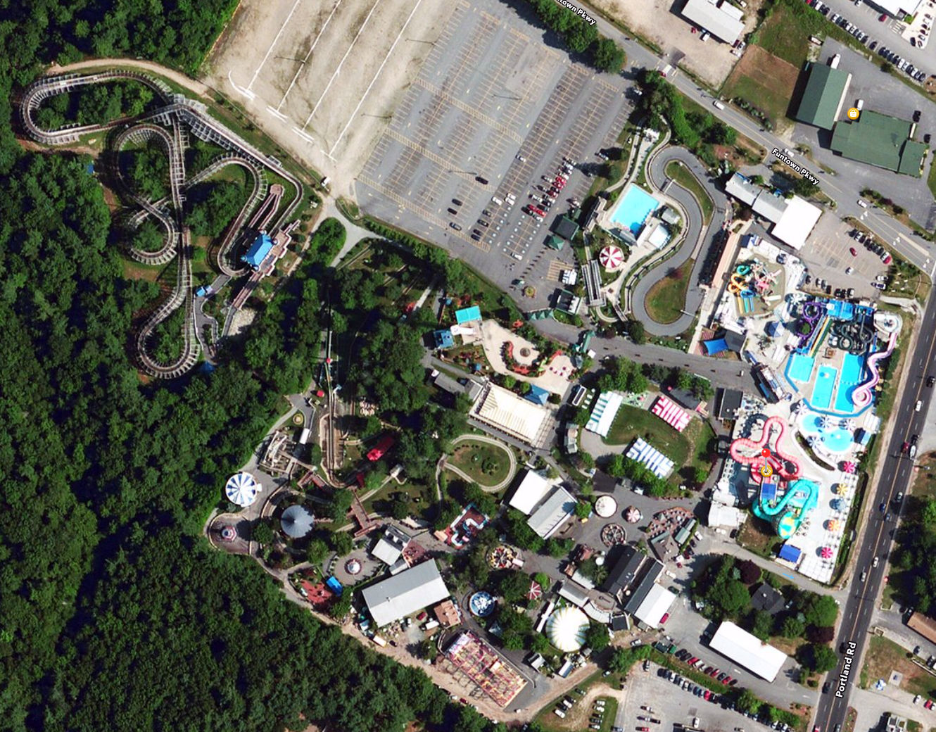 Amusement Parks from the Air